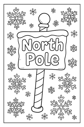Free - Christmas Coloring Pages – Sock Crew Adventures
